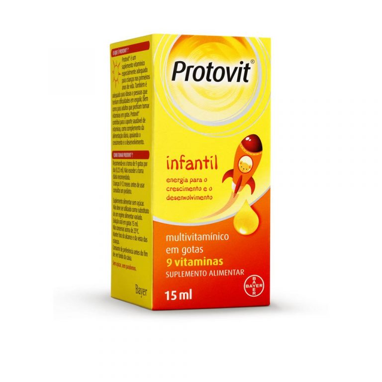 Protovit Infantil Gts Multivitamin 15 Ml sol oral gta – Farmácia São Pedro